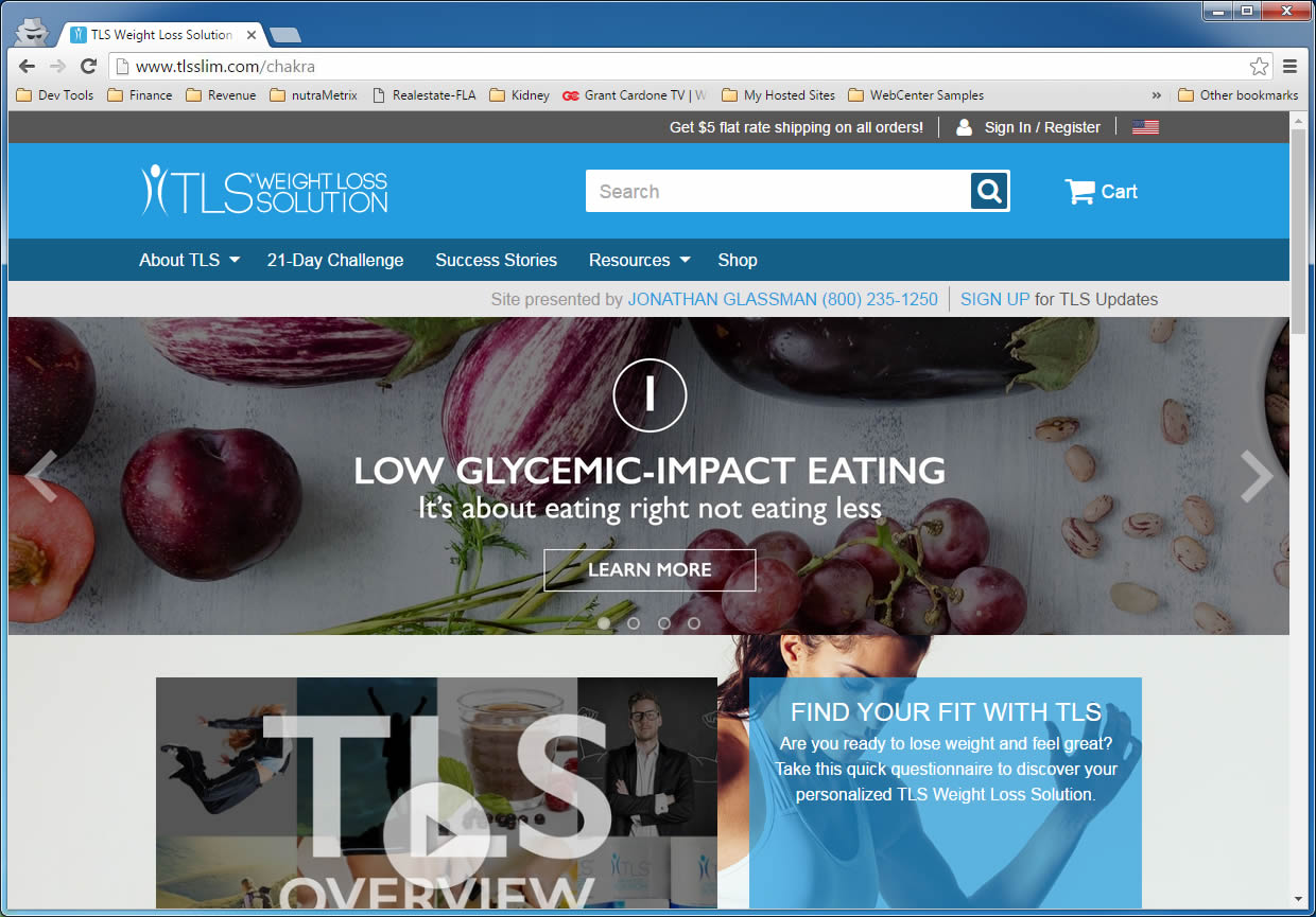 Jonathan Glassman's Market America Web Sites